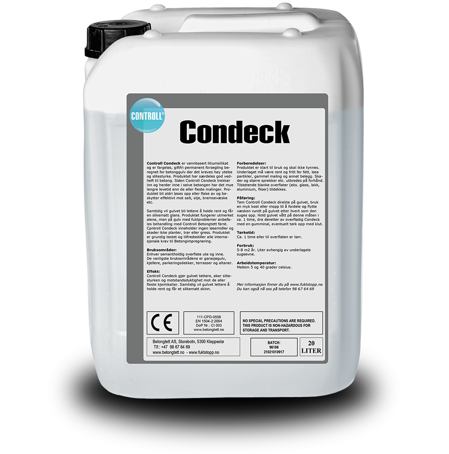 Controll® CONDECK 20 liter – Fuktstopp